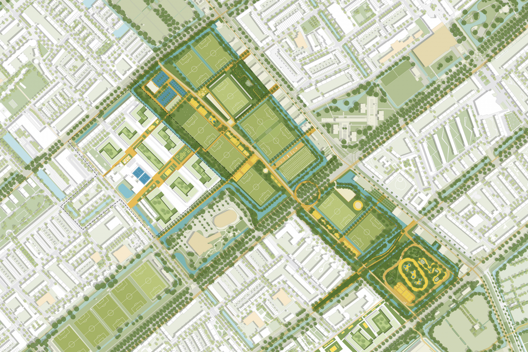 Make Escamp one multi functional green area